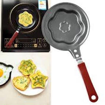 Creative Mini Nonstick Egg Frying Pan Different Shapes Heart Flower ...
