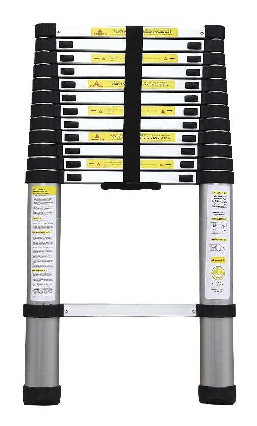 Mult-Purpose Extendable Ladder Alminium Telescopic Ladder 5.4 Meter (18 ...