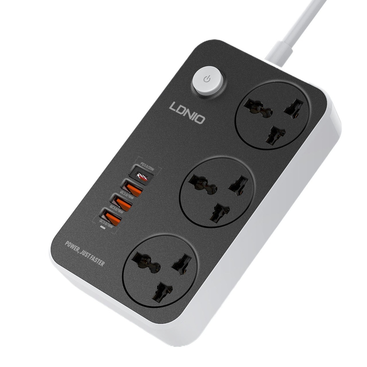 Original Imported Brand LDNIO SC3412 Fast Charging Power Extension With ...