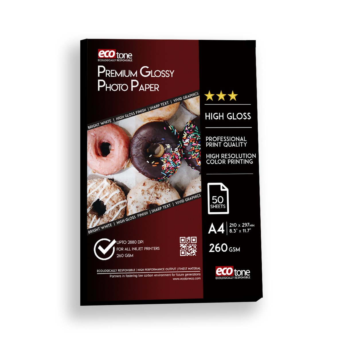 PREMIUM GLOSSY PHOTO PAPER High Gloss Professional Print Quality High ...