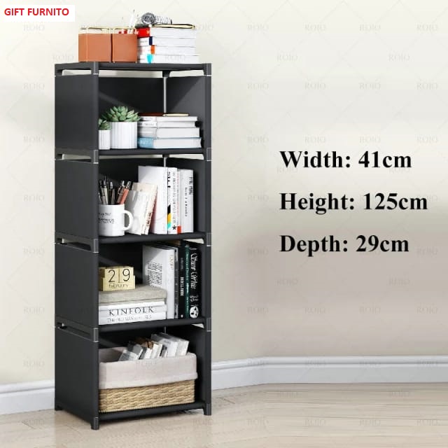Modern Portable Student Books Shelf racks wardrobe made by Metal 13mm ...