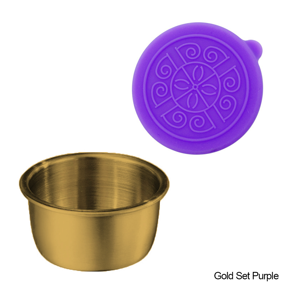 Huankai 304 Stainless Steel Salad Container Small Condiment Container with Lids Leakproof for ...