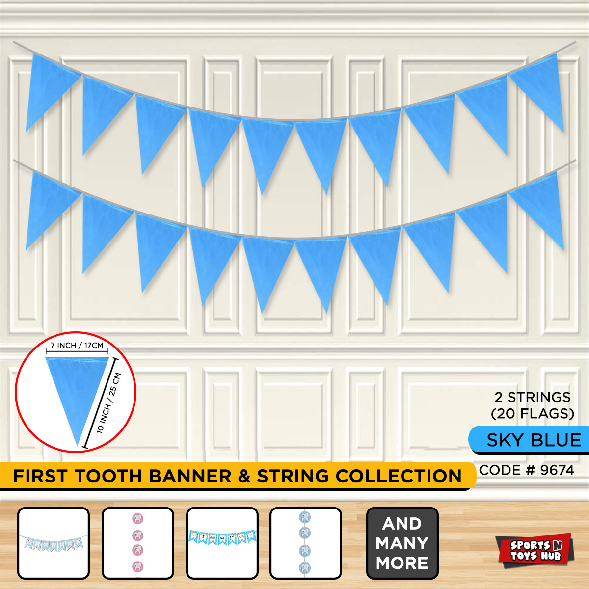 1st Tooth Bunting Banner, Got My First Tooth Decoration, Party Baby ...