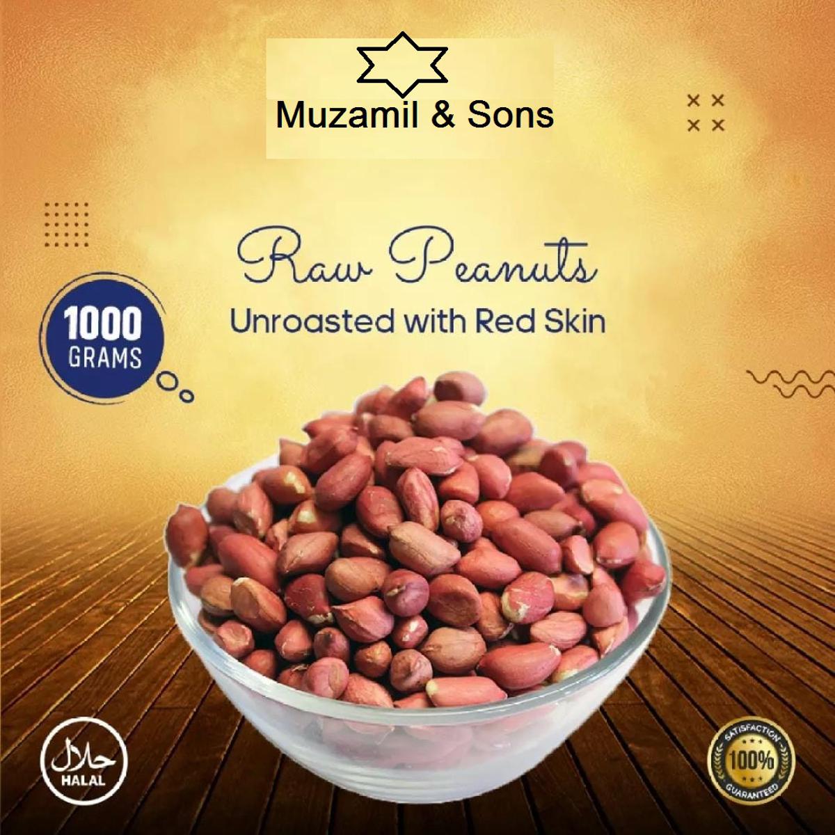 Unroasted Peanuts Plain Dana Raw Peanuts 1Kg | Daraz.pk