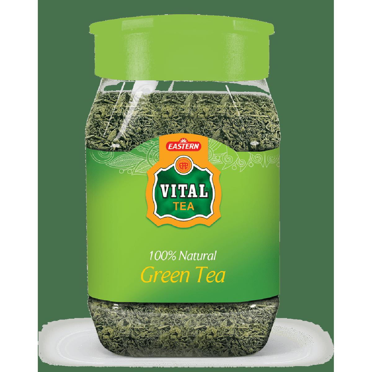 Vital Green Tea Jar Plain 100gm | Daraz.pk