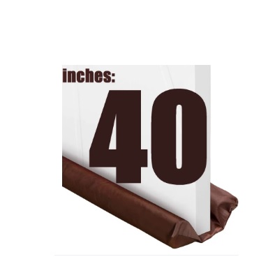 Door Draft and Dust Stopper Brown Colour 18-56 Inches Door Air Stopper ...