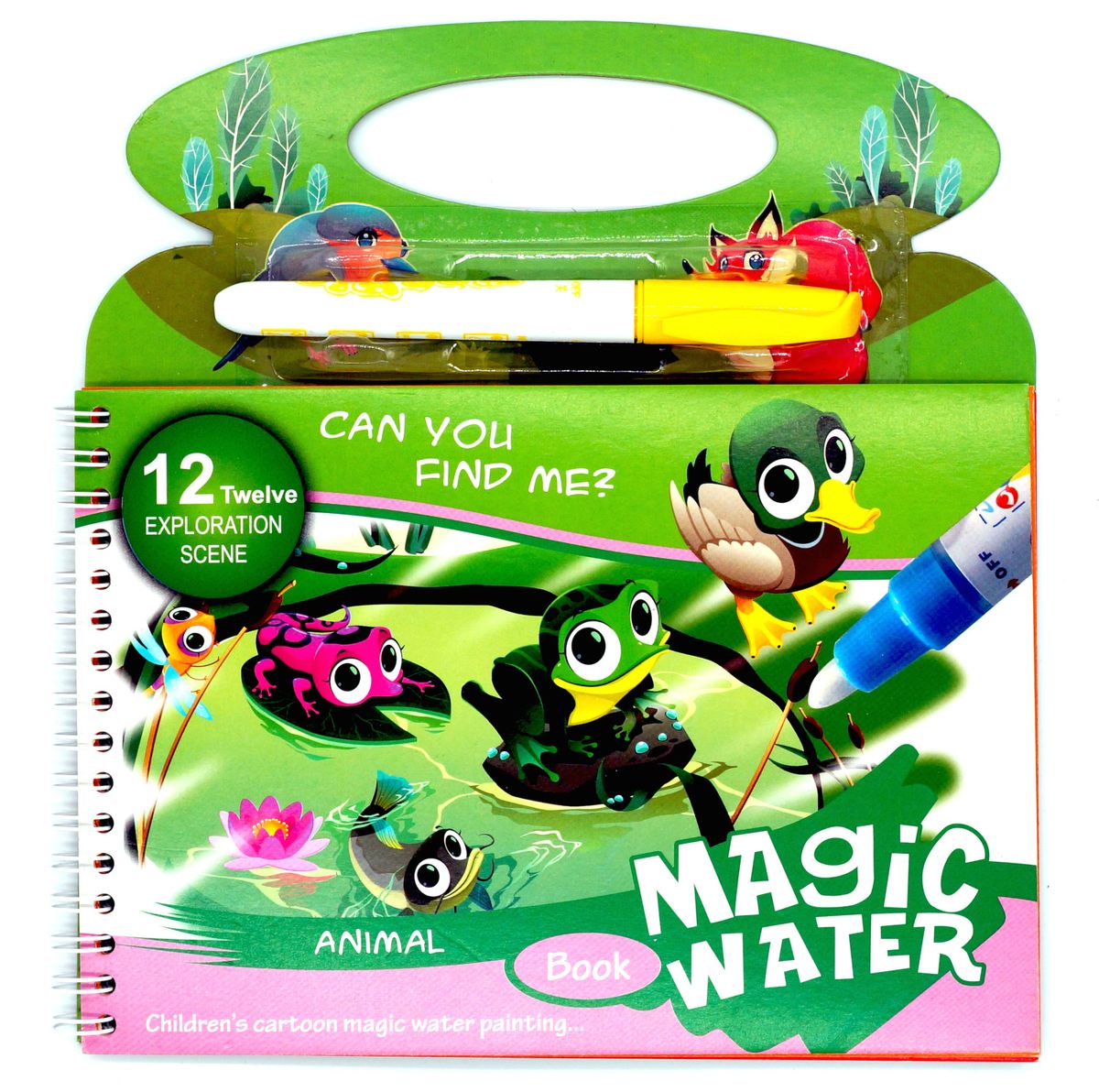 Reusable Magic Water Quick Dry Book Water Coloring Book Doodle with ...