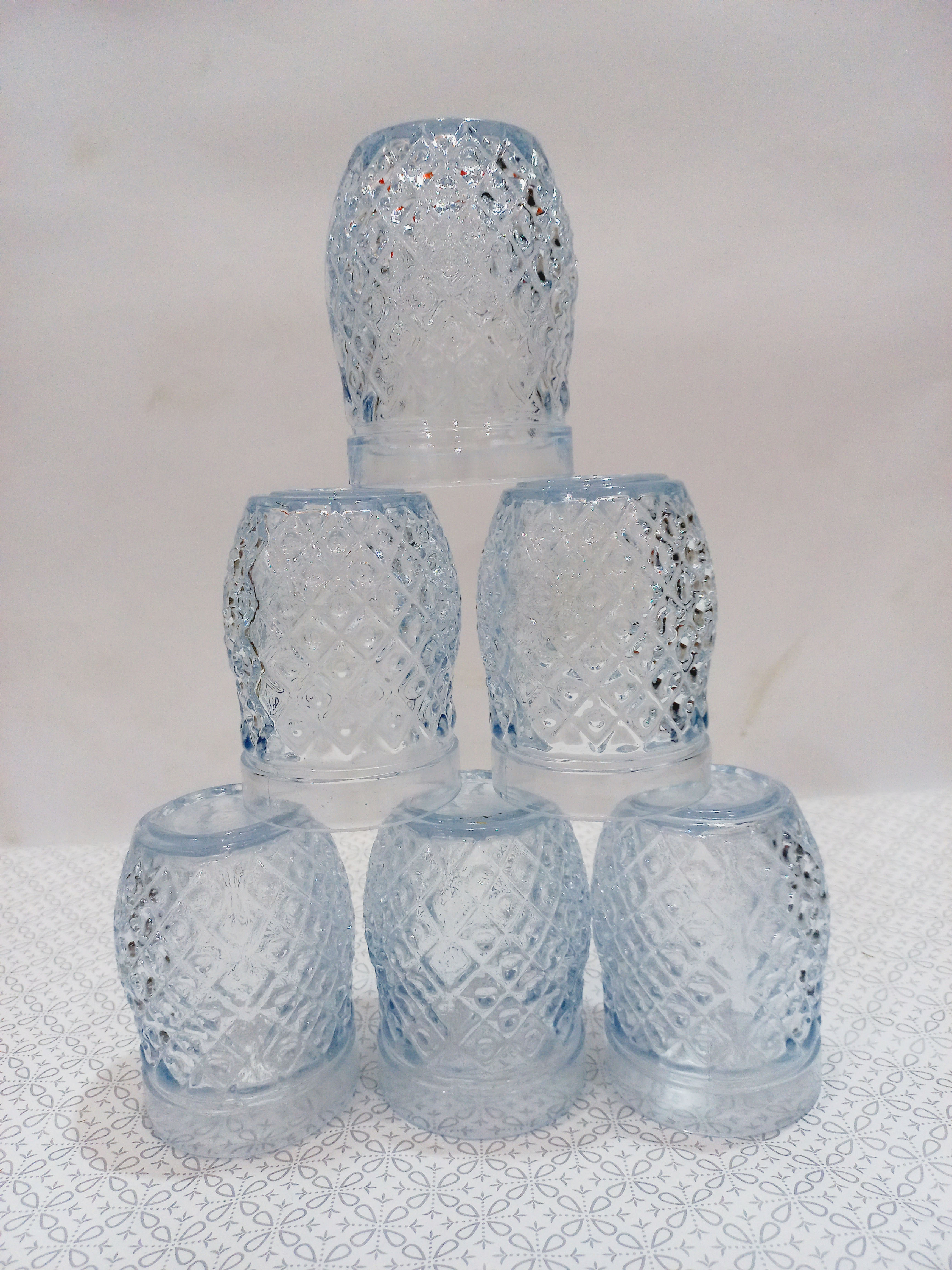 Ghani water Glass Set Good Quality glass made in Design 1 pack 6 pieces ...