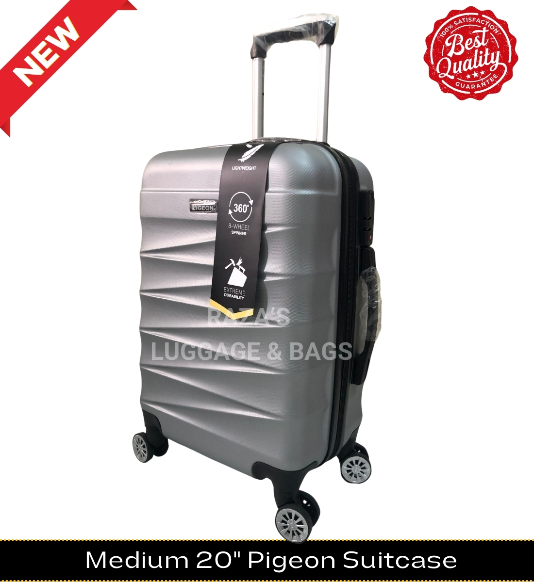 Pigeon 24” Medium Size Abs Trolly suitcase Hardside Spinner Wheel ...