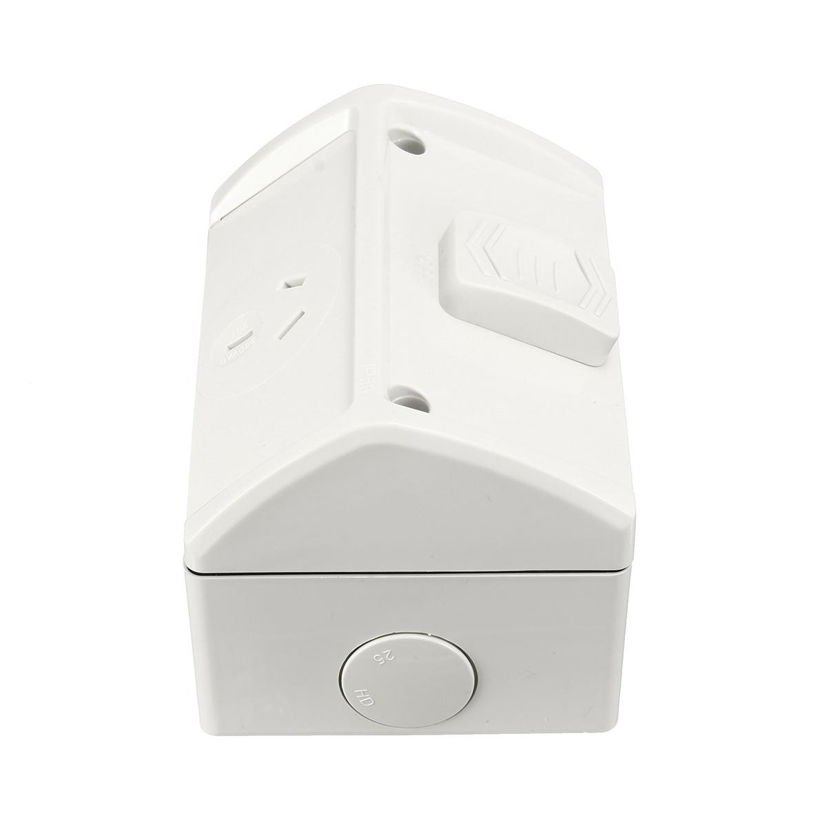 Clipsal Single Weatherproof Powerpoint Outdoor Power Outlet 10 Amp GPO ...