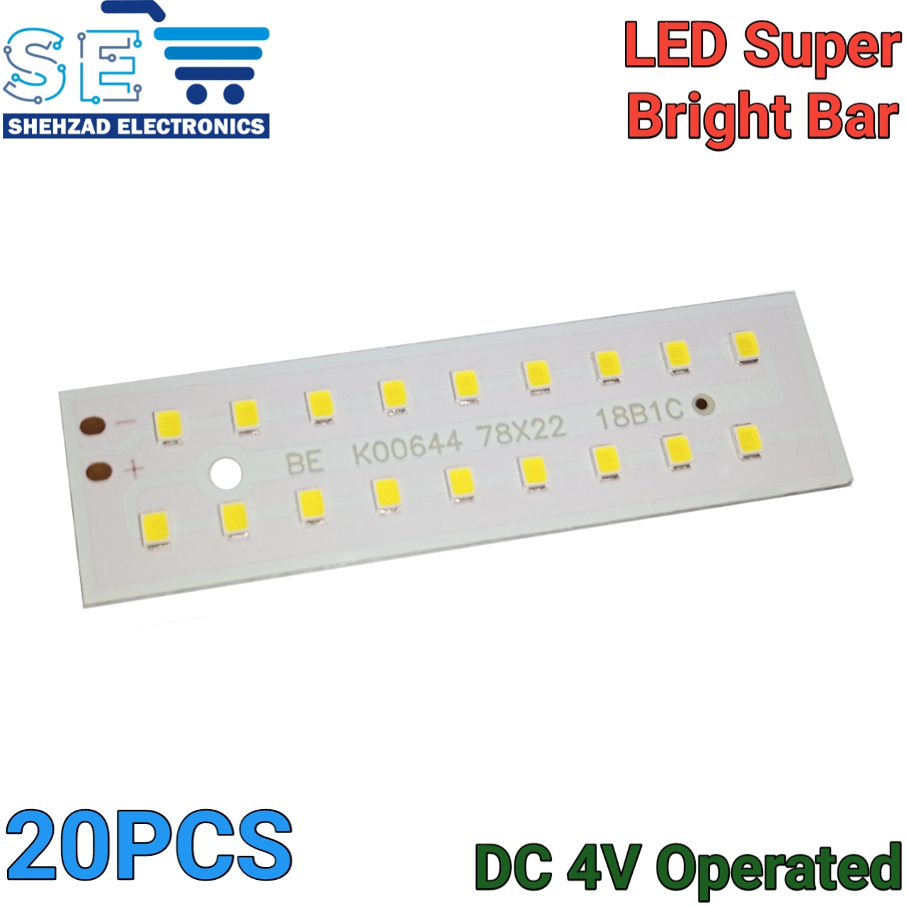 Led Bar Super Bright White Light 4V/12V LED Smd Strip Light | Daraz.pk