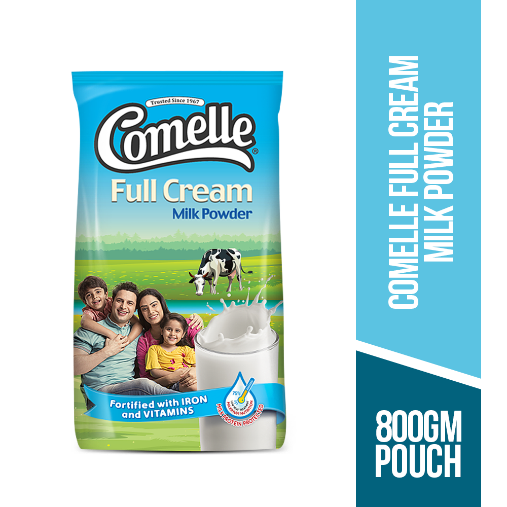 Comelle - Full Cream Milk Powder - 800Gm Pouch | Daraz.pk