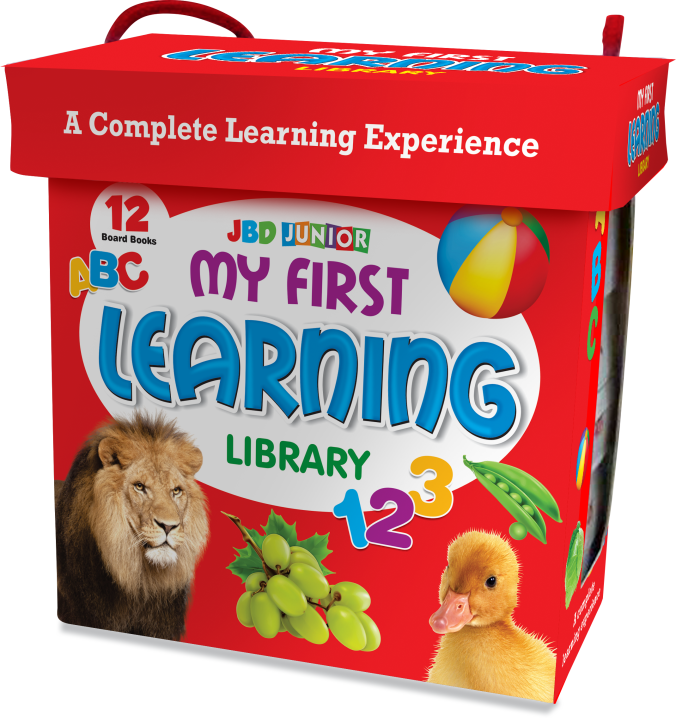 My First Learning Collection Library 12 In 1 | Wooden Books | Pre School Learning Books | ABC ...