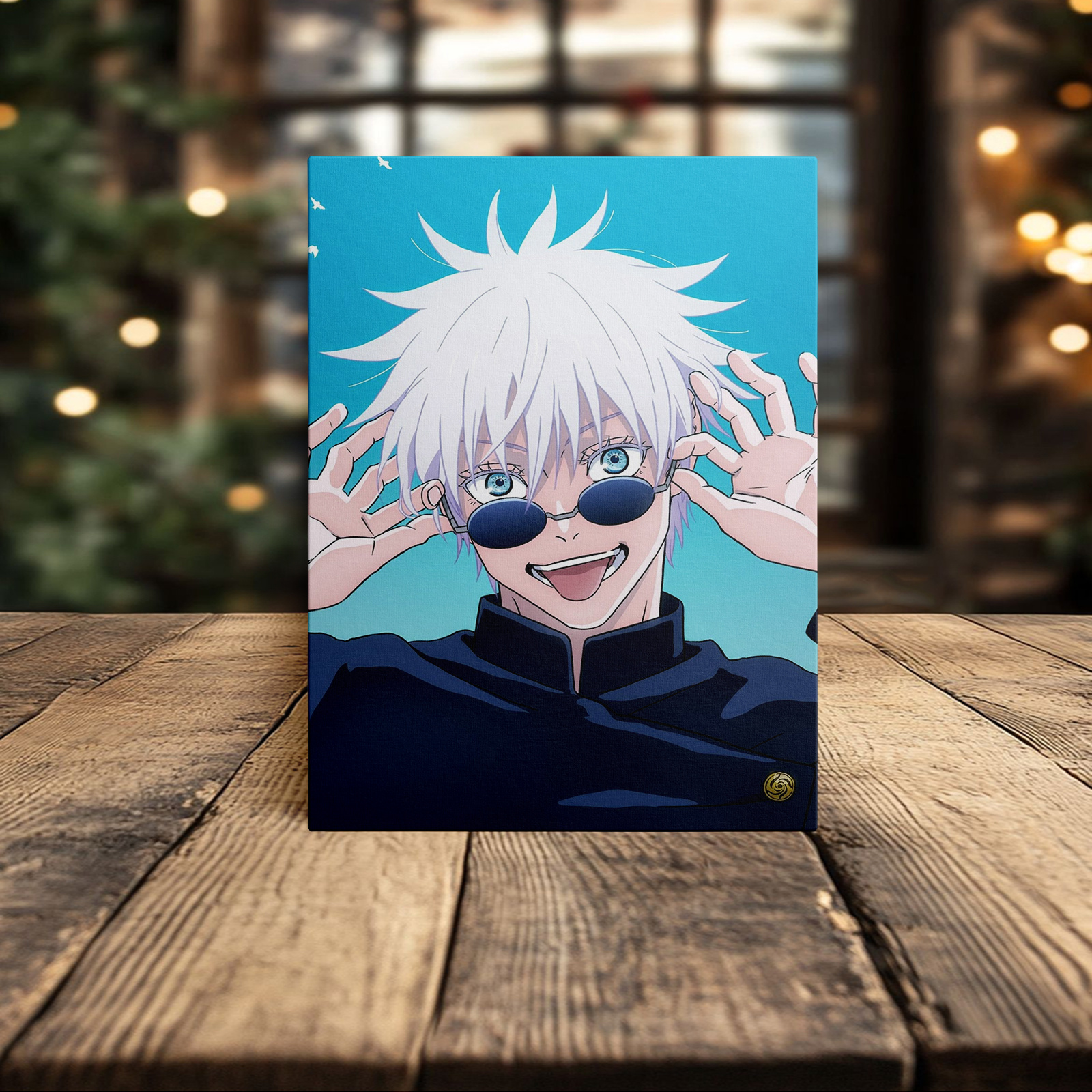 1pc Gojo Satoru Anime Photo Frame - Jujutsu Kaisen Wall Art with ...