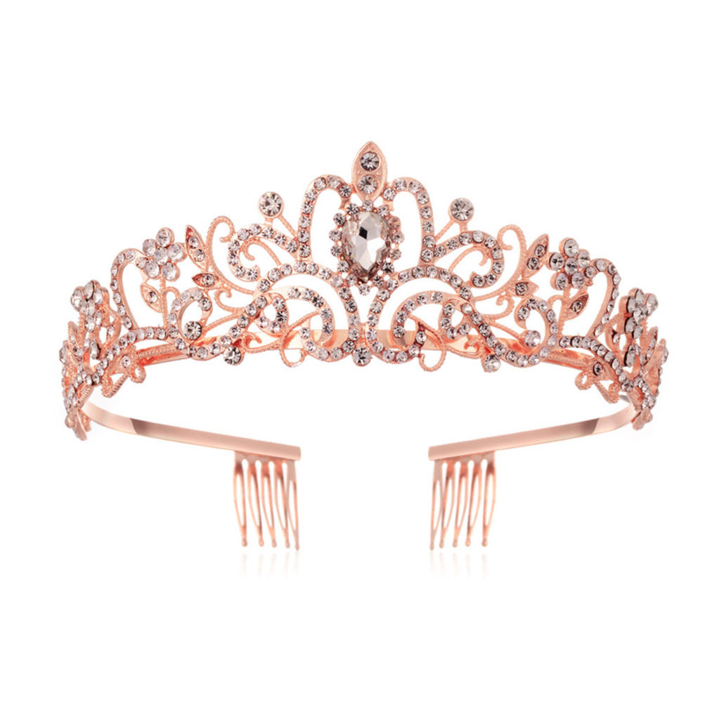 Silver Crown New Prom Princess Tiara Rhinestone Crown | Daraz.pk