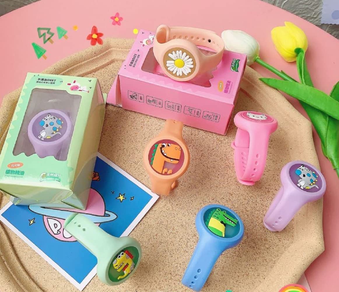 Mosquito Repellent Bands with LED Light Up, Insect & Bug Pest Repeller ...