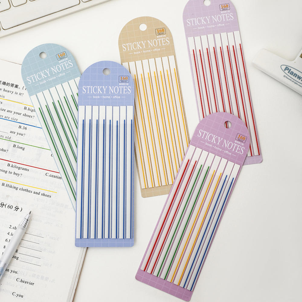 Self-adhesive Sticky Notes Writable Removable 160 Sheets Transparent ...