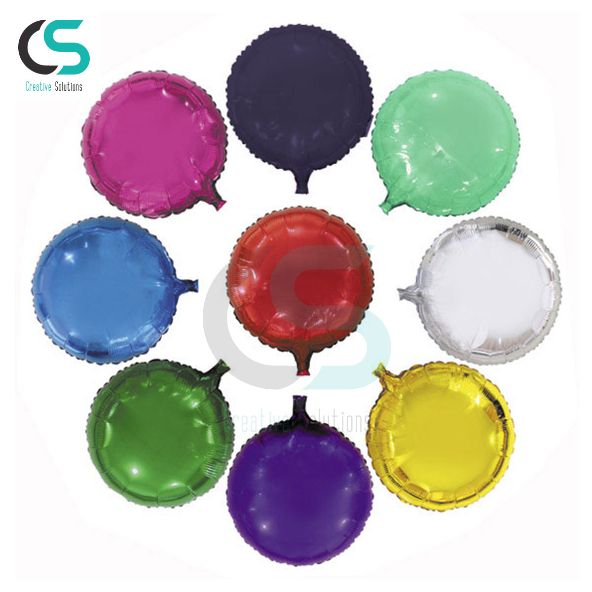Foil Balloon Round Shaped Air & Helium Balloons, Party Balloons Wedding ...
