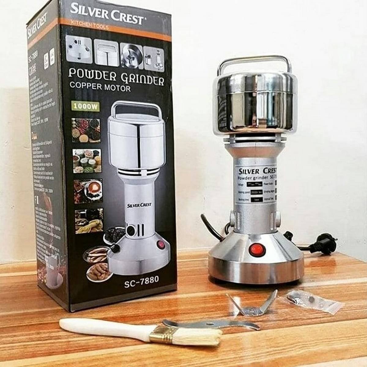 Silver Crest Heavy Grinder for Cereal, Grain, Spice Powder Grinder ...