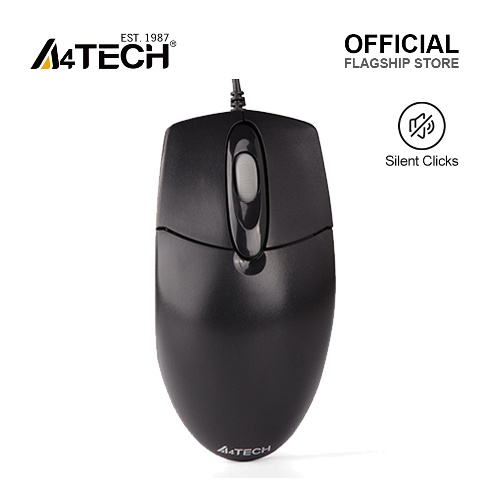A4Tech OP-720S Optical Mouse - Silent Clicks - 1200 DPI - For PC/Laptop ...