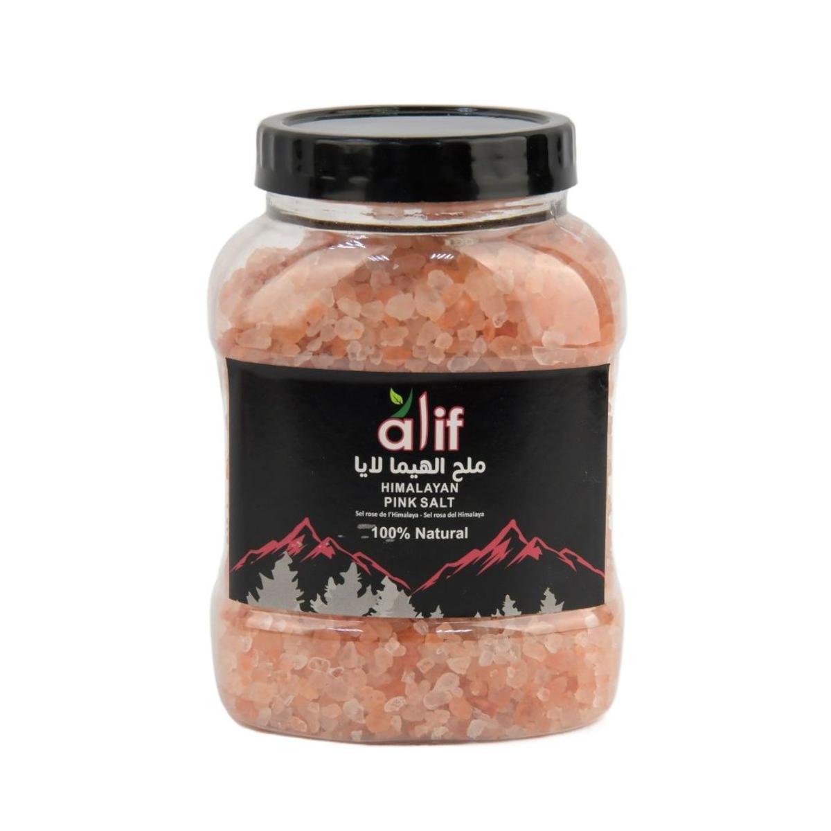 Alif Himalayan pink salt jar coarse 800 gm | Daraz.pk