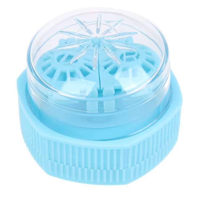 1PCS Manual Rotation Washer Cleaning Portable Contact Lens Cleaner Case ...