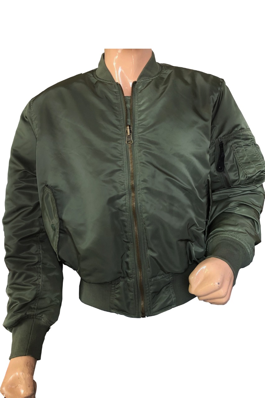 Flight Jacket | Bomber Jacket | Military Jacket (Green) | Daraz.pk
