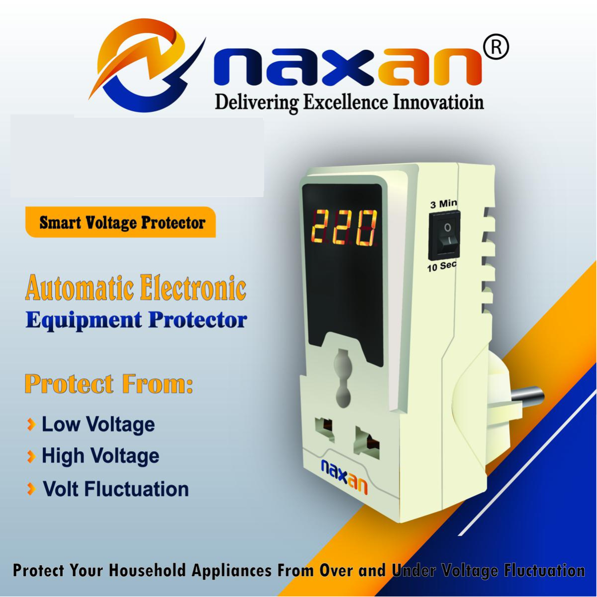 Automatic Electronic Equipment Protector ,Muhafiz (Naxan) Voltage ...
