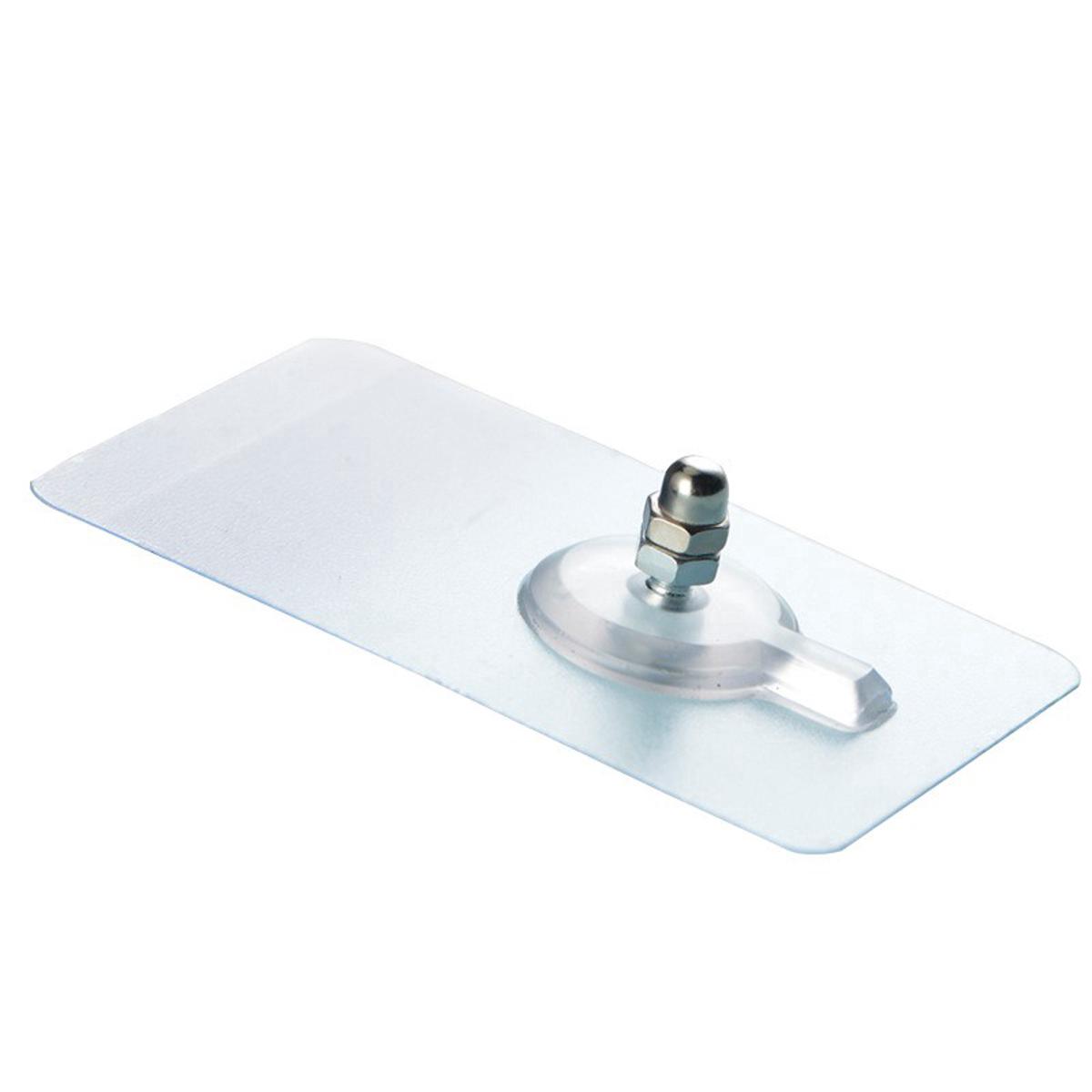 PVC Strong Adhesive Wall Screw Hooks,Magic Strong Sticky No Punching ...