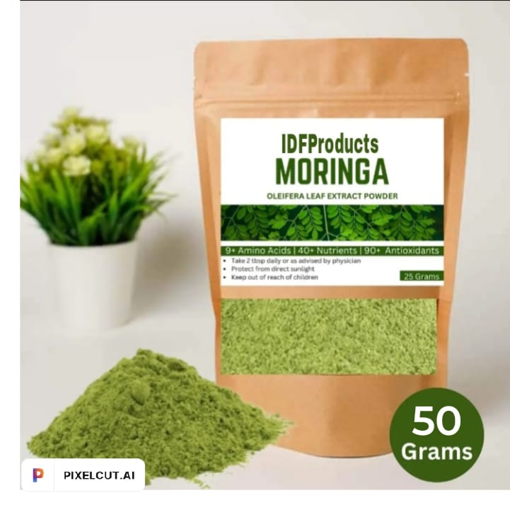 Organic Moringa leaf - moringa powder 50 gram superfood | Daraz.pk