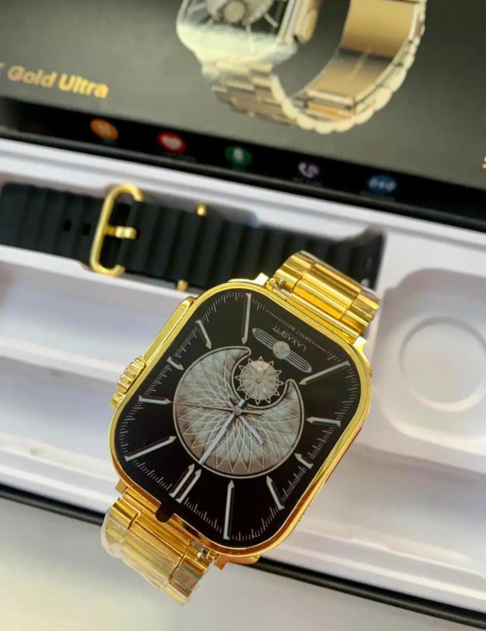 Original S9 Ultra Max Smart Watch 24K Gold Ultra 49MM | Daraz.pk