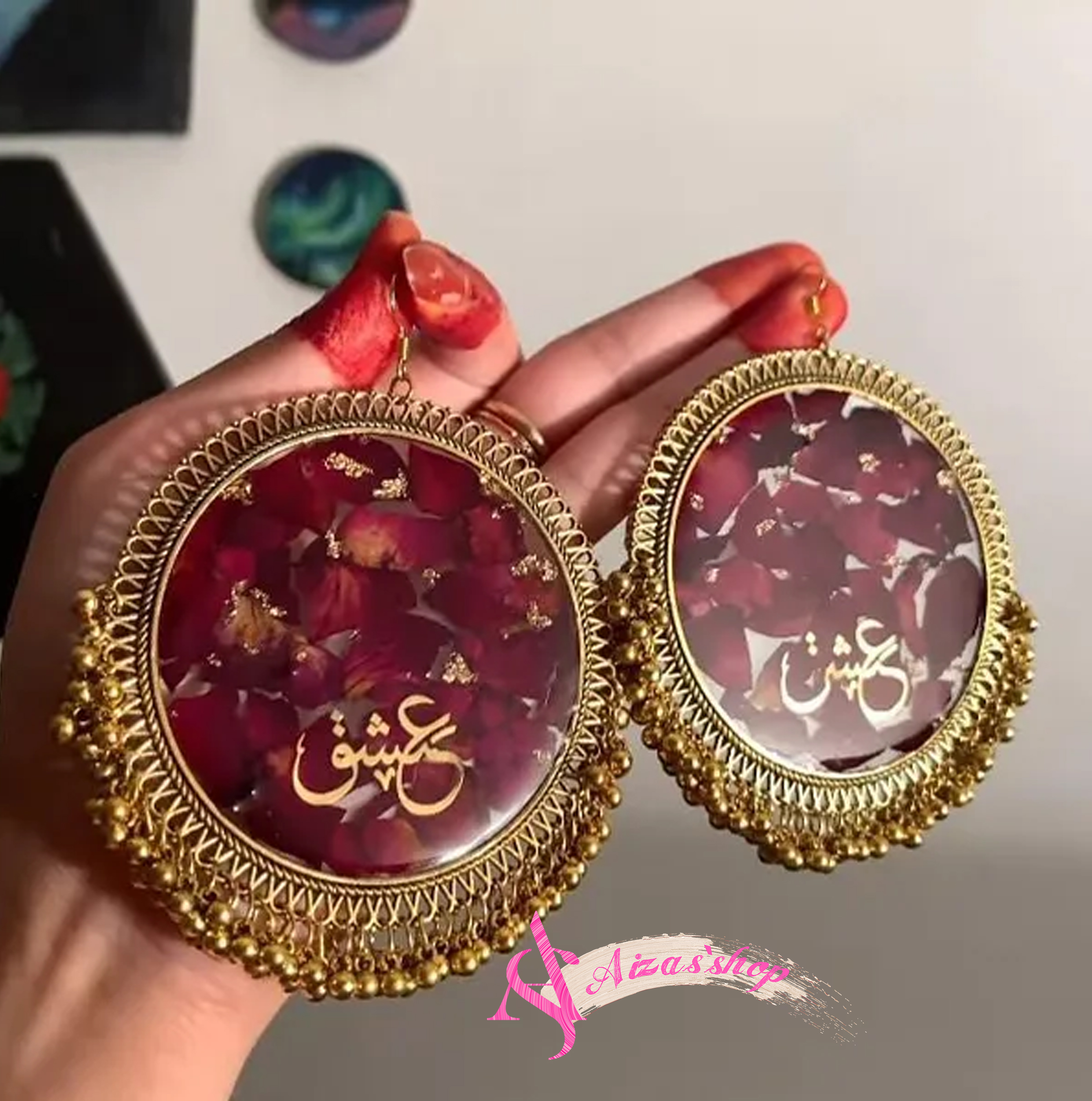 Vinyl Stickers |Resin Art Stickers |Golden Vinyl Sticker | Daraz.pk