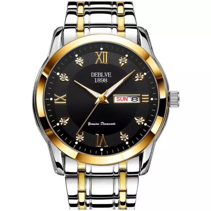 DEBLVE 1898 Genuine Dimond Stylish Watch-Watch For Men & Woman's ...