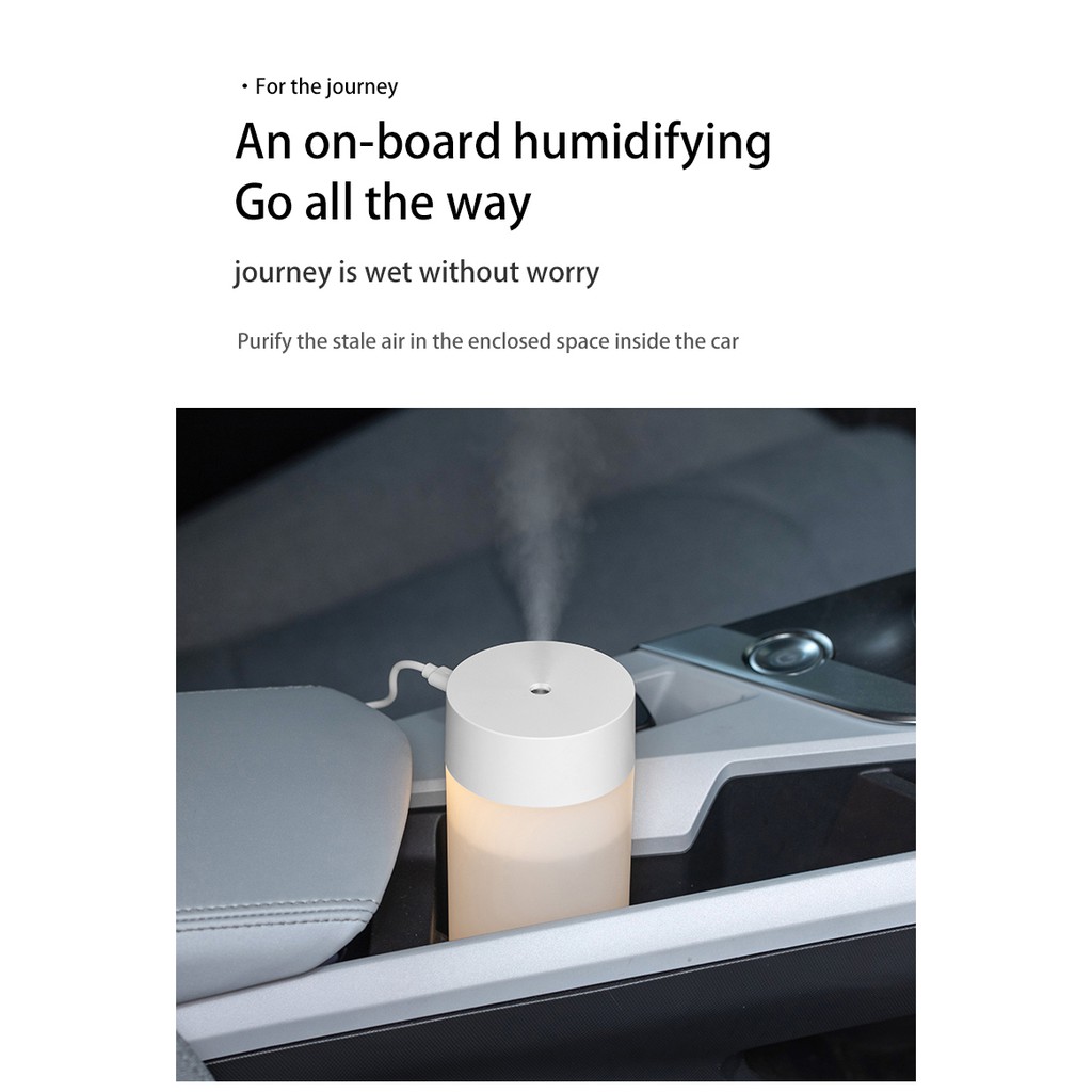 【FUN LIVE】 Xiaomi Air Humidifier Portable Ultrasonic Aroma Essential Oil Diffuser USB Mist Maker ...