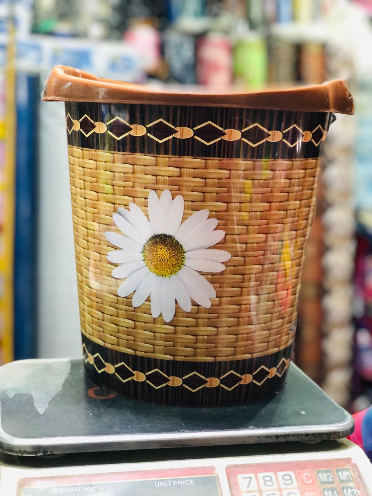 Dustbin /High Quality Dustbin/High Quality Dustbin With Printed Flowers ...