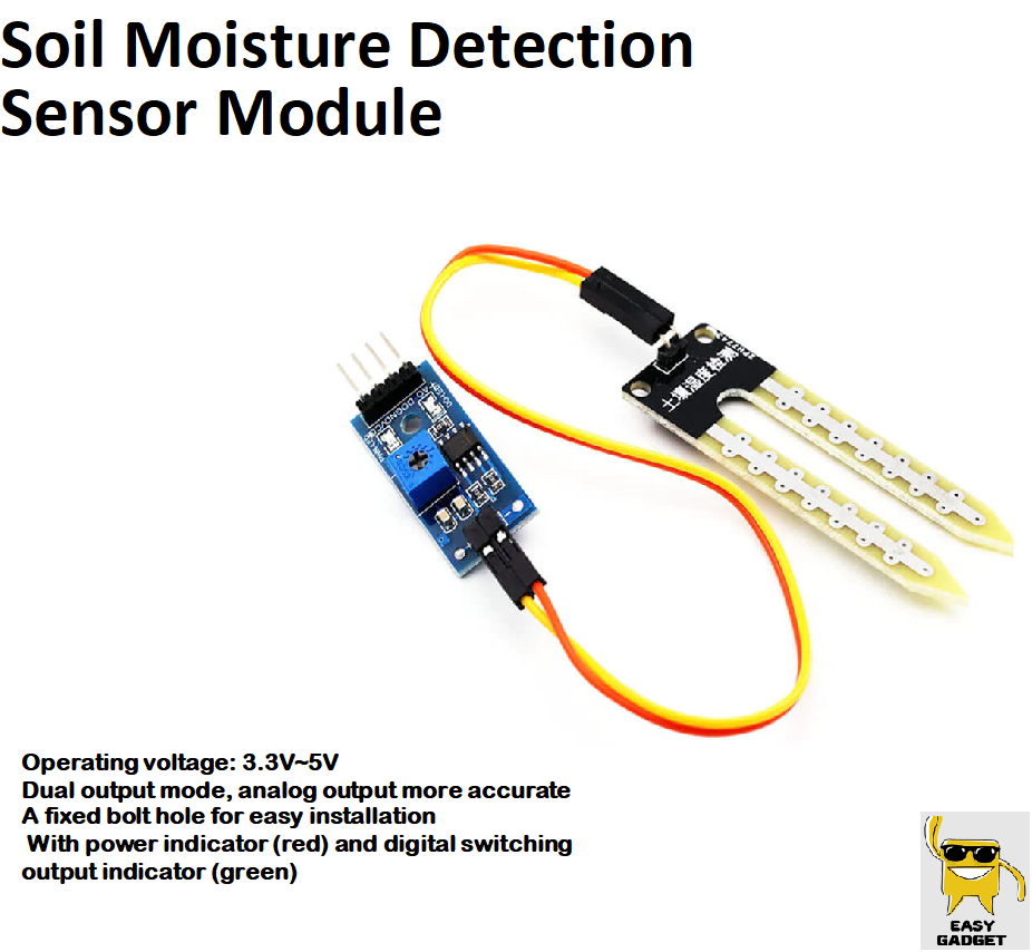 Soil Moisture Detection Humidity Sensor Module For Arduino / Meter | Daraz.pk