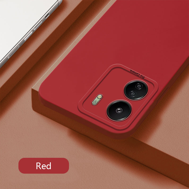 Tokifu For Redmi 13C Casing The New Liquid Silicone Angel Eyes Phone ...