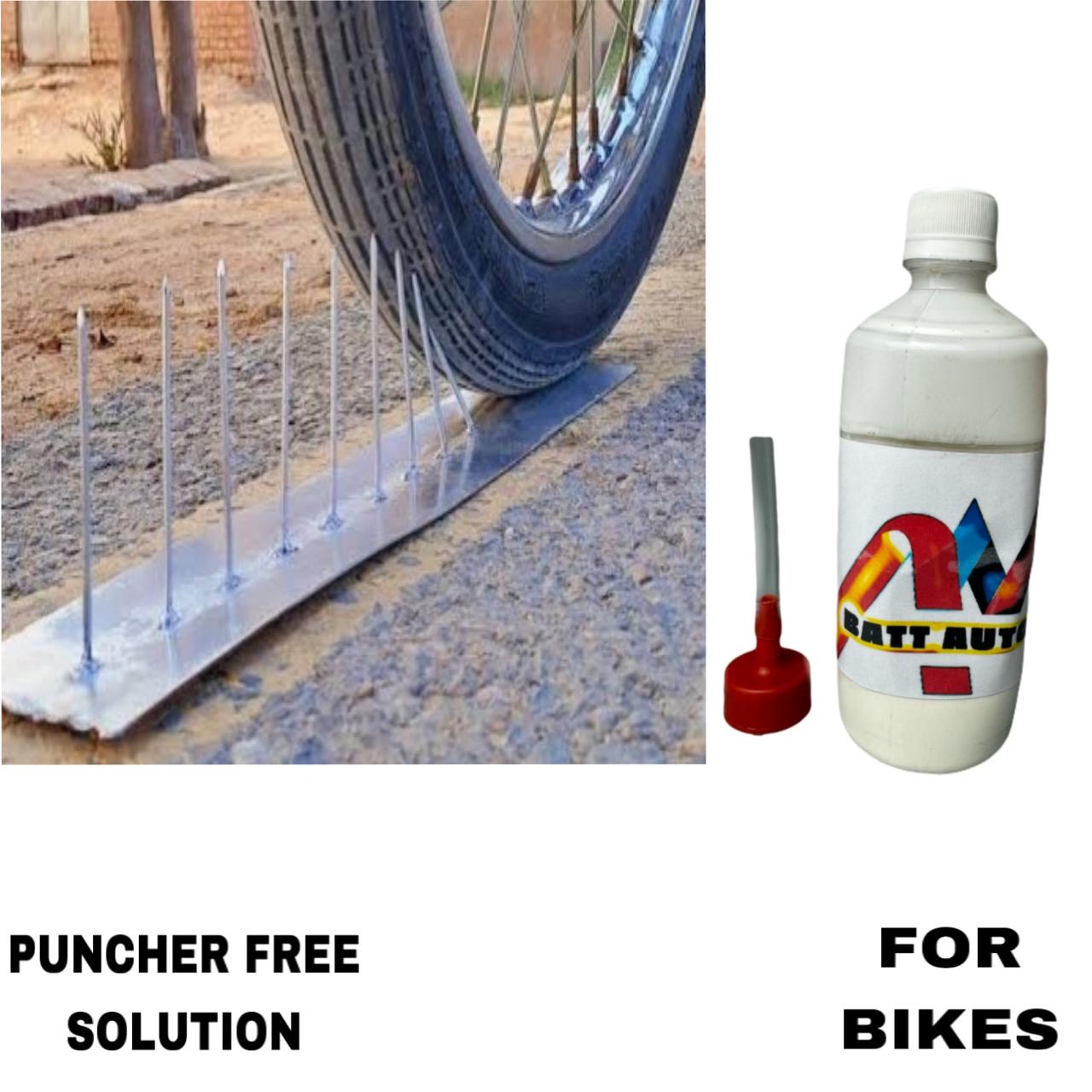 Puncher Free Solution For Bike Tube less and tube tyre Motorcycle ...