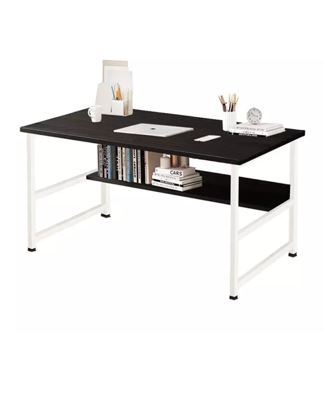 Portable Folding Computer Laptop Study Table with Metal Frame ...