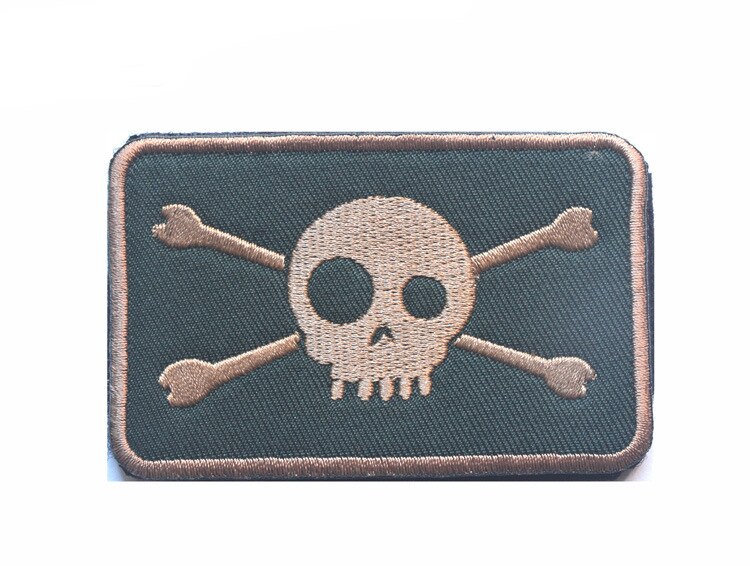 Edward Teach Blackbeard Pirate Flag IR Infrared Reflective Patch ...