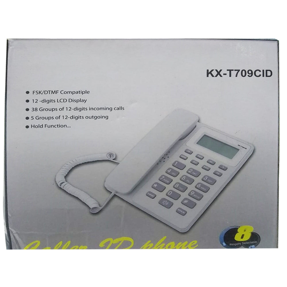 Telephone KX-T709 CID Telephone LCD Caller ID Phone High Quality Wall ...