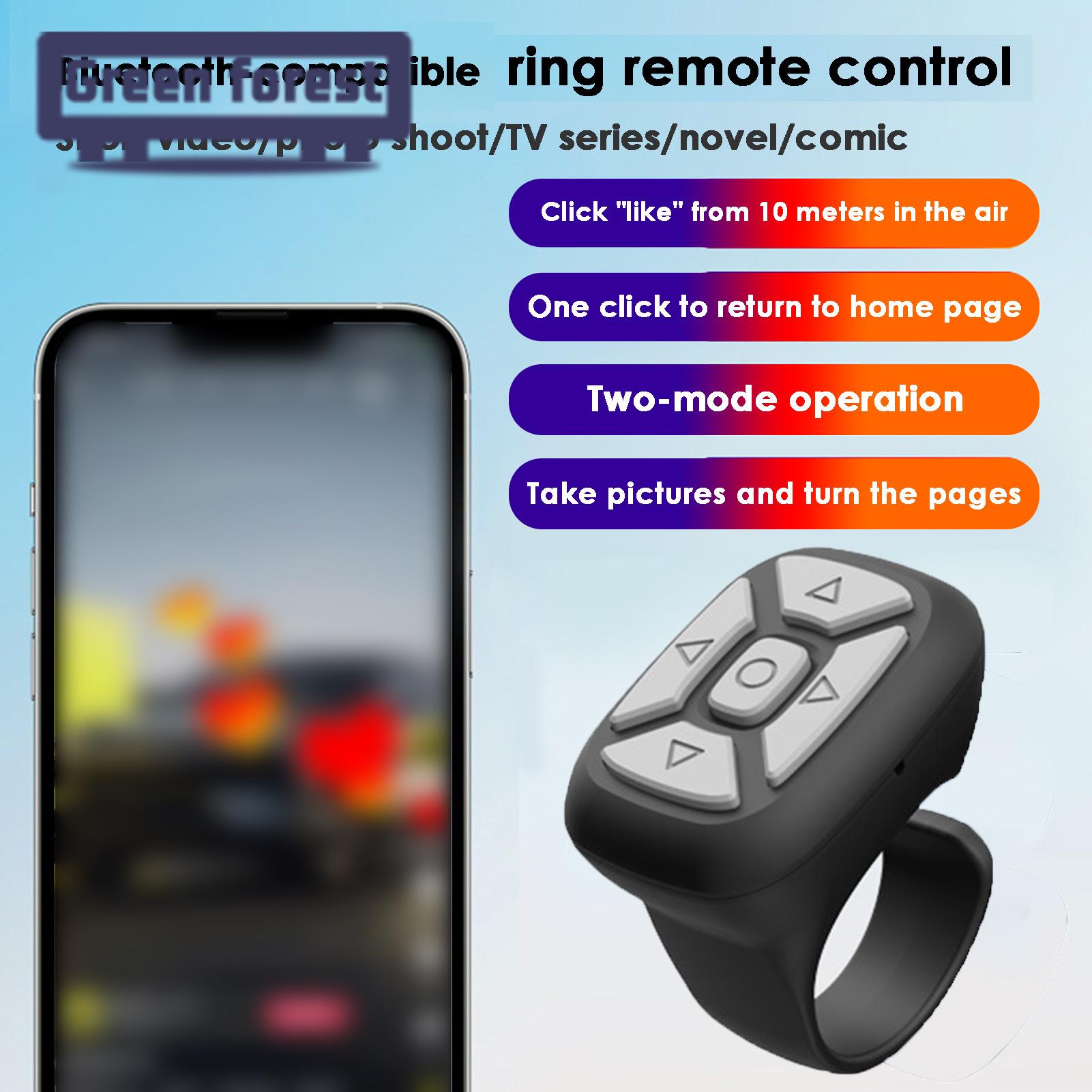 Green forest Phone Controller Ring Dual-mode Operation Multifunctional ...