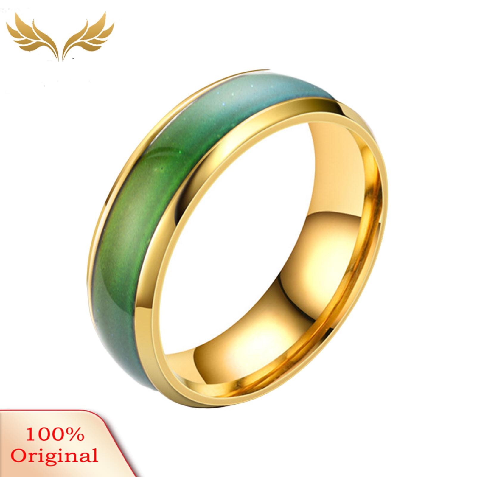 SuperRide Ring Electroplating Body Temperature Change Mood Ring | Daraz.pk