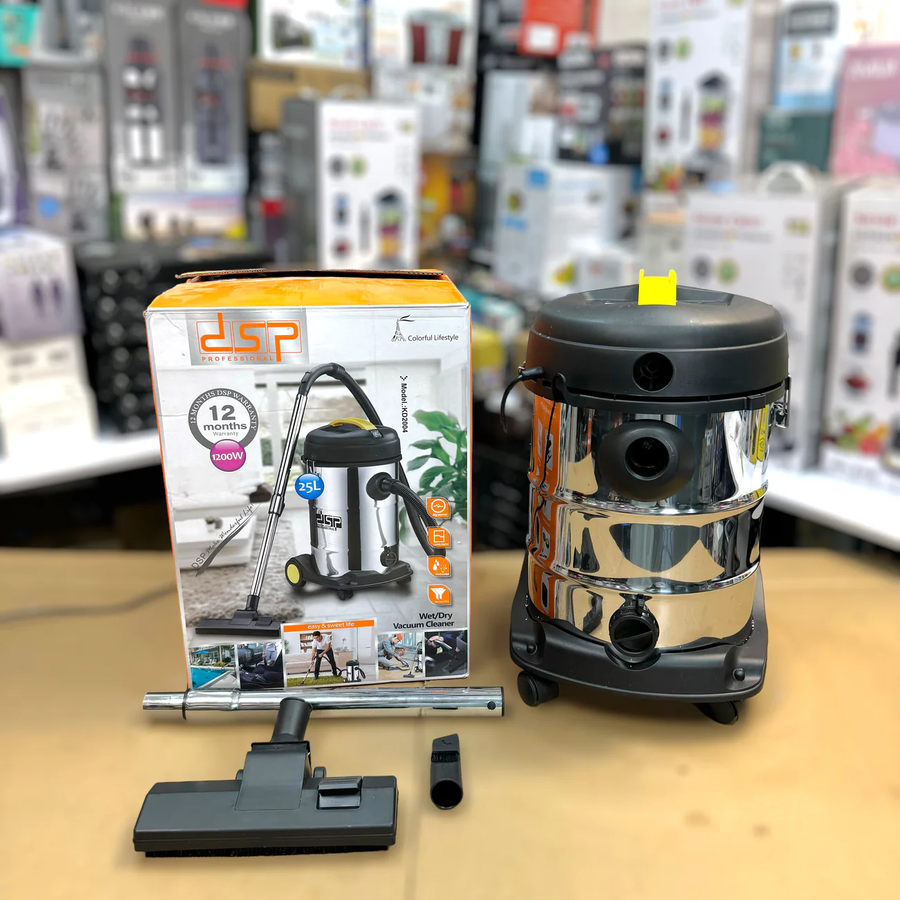 France Lot Imported DSP 25L Wet & Dry Professional Vacuum Cleaner ...