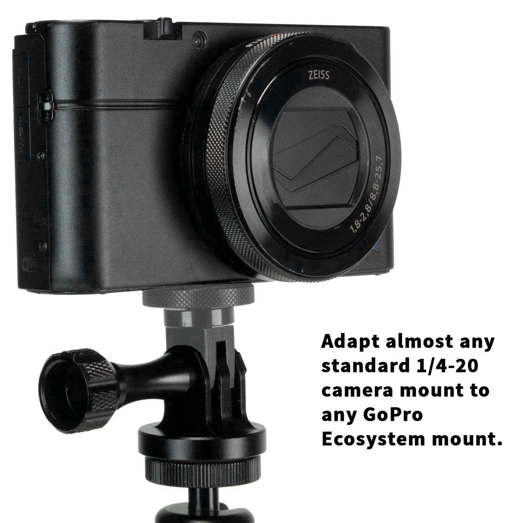 2X Camera Mount Adapter for GoPro Ecosystem - ¼-20 Conversion Adapter ...