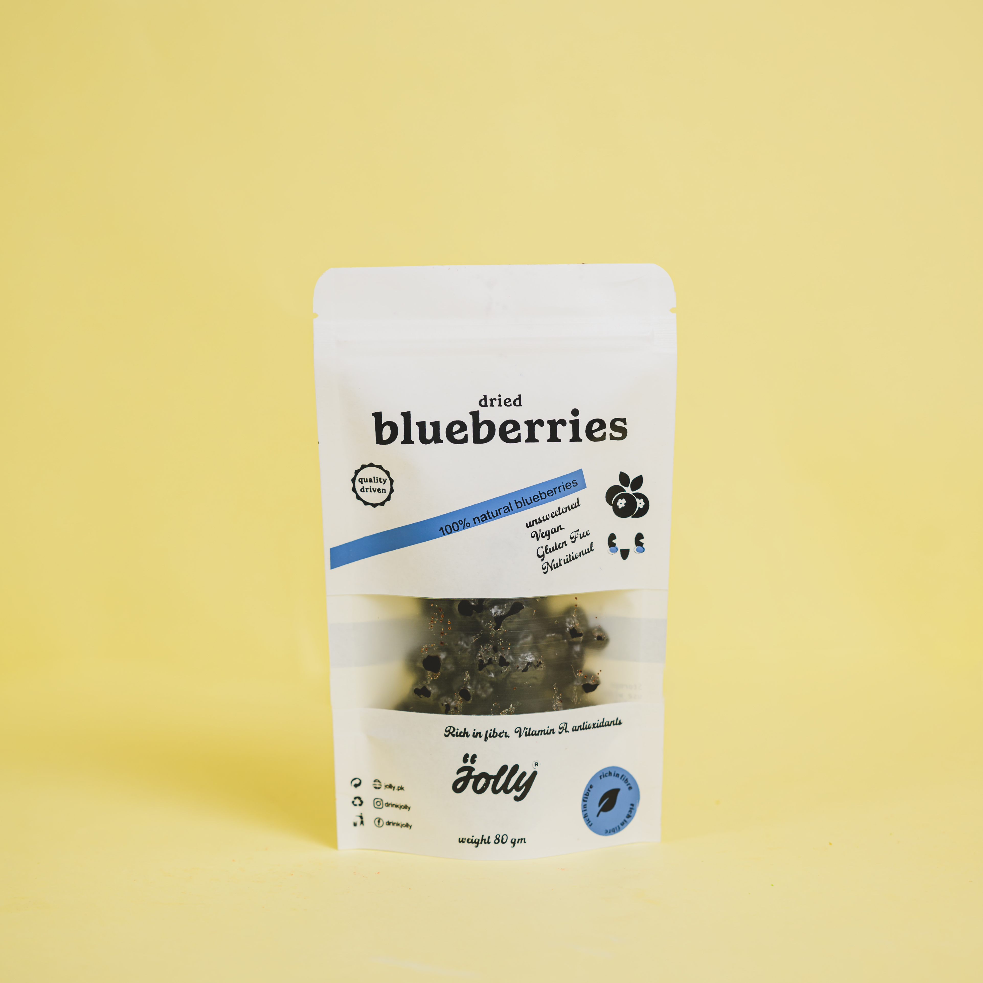 Jolly Dried Blueberries (80g) | Daraz.pk