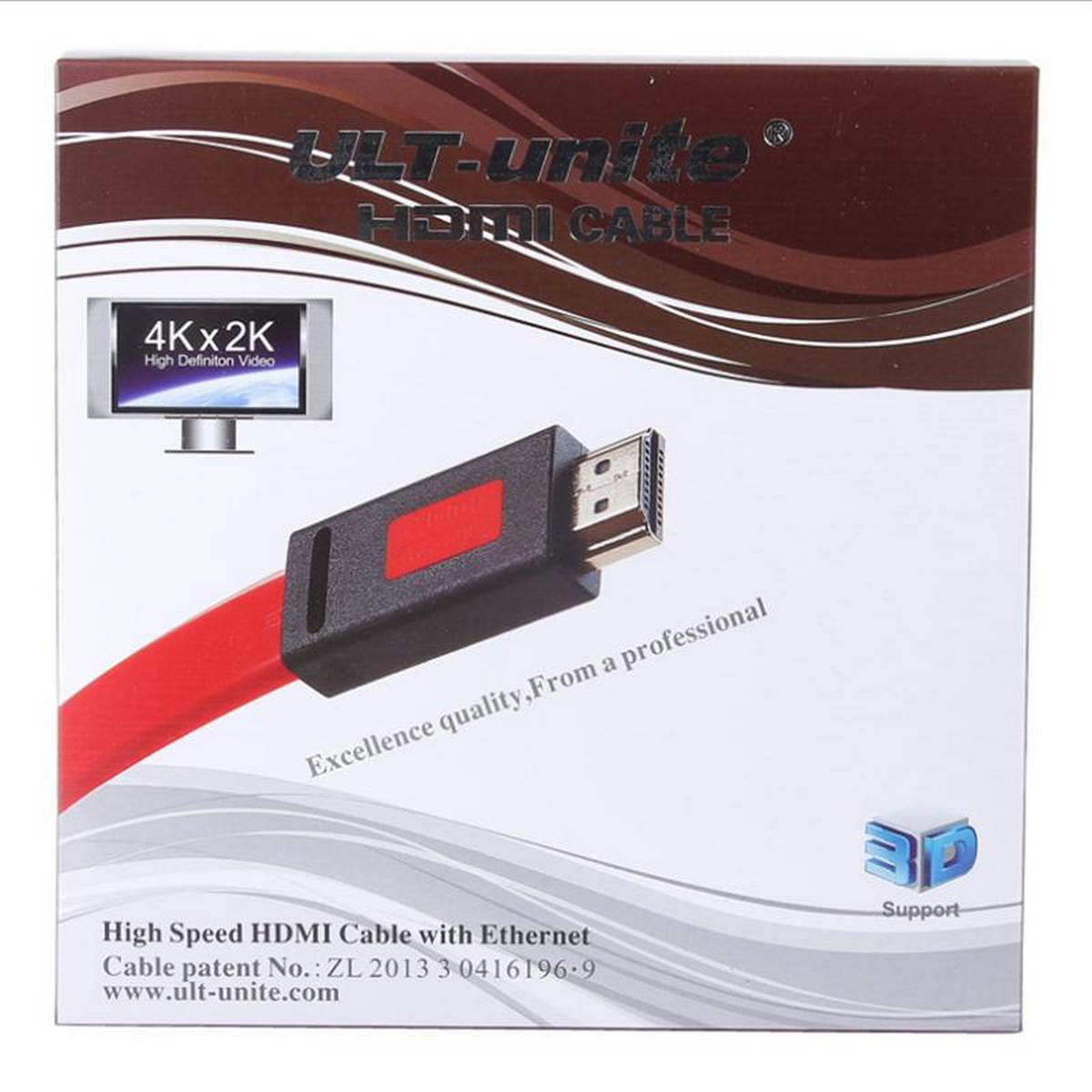 HDMI FLAT CABLE ULT UNIT 1.4V 3M 2K.4K RED | Daraz.pk
