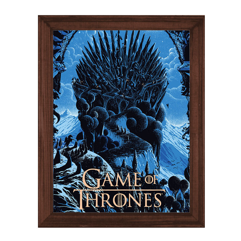 Game Of Thrones Themed TV Show Wall Art Frame For Office and Home Decor ...