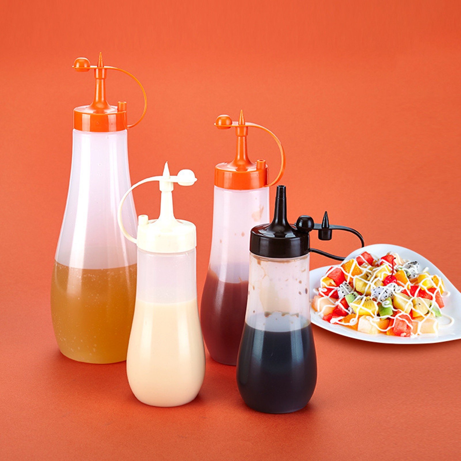 Condiment Dispenser Easy Refill Reducing Waste Condiment Dispenser ...