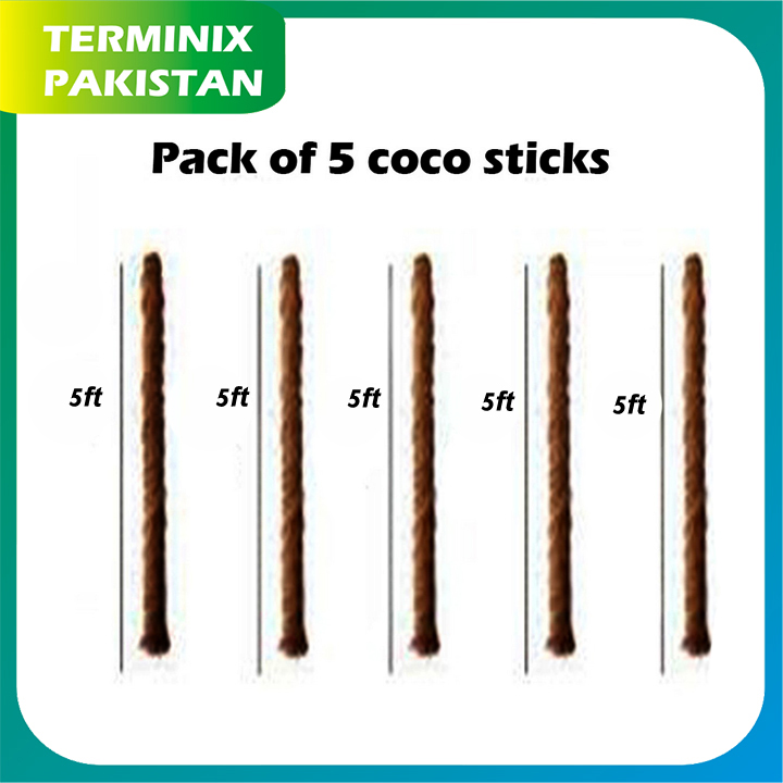 5ft High-Quality Coco Stick with 1.5 Inch PVC Pipe - Ideal Plant ...